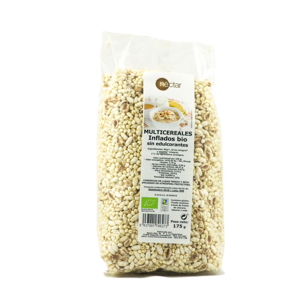 Multicereales Inflados Bio - Equilibrium Nutrición